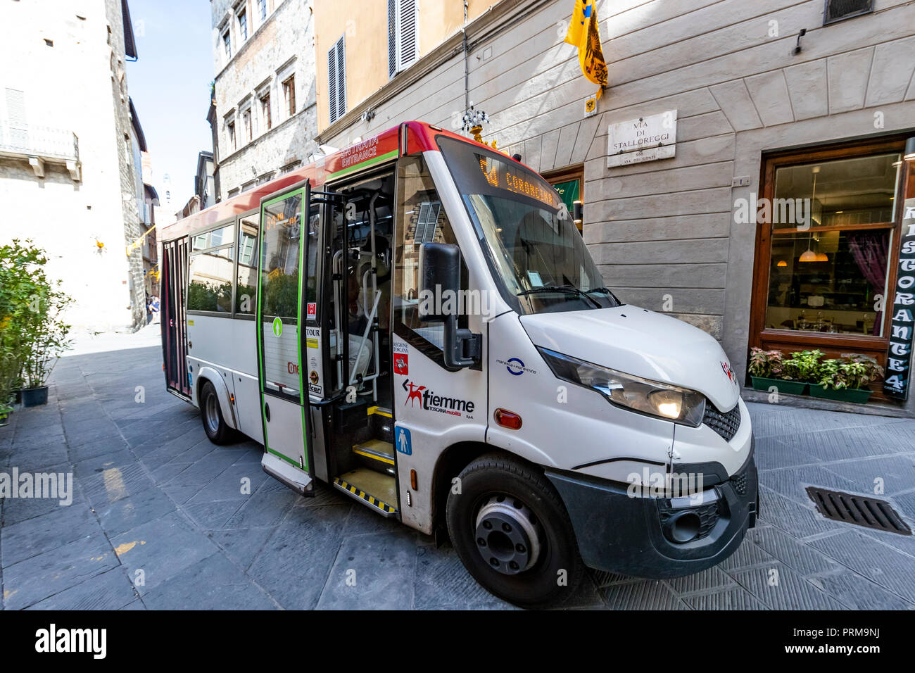 Public transport buses. Siena, Italy Stock Photo - Alamy