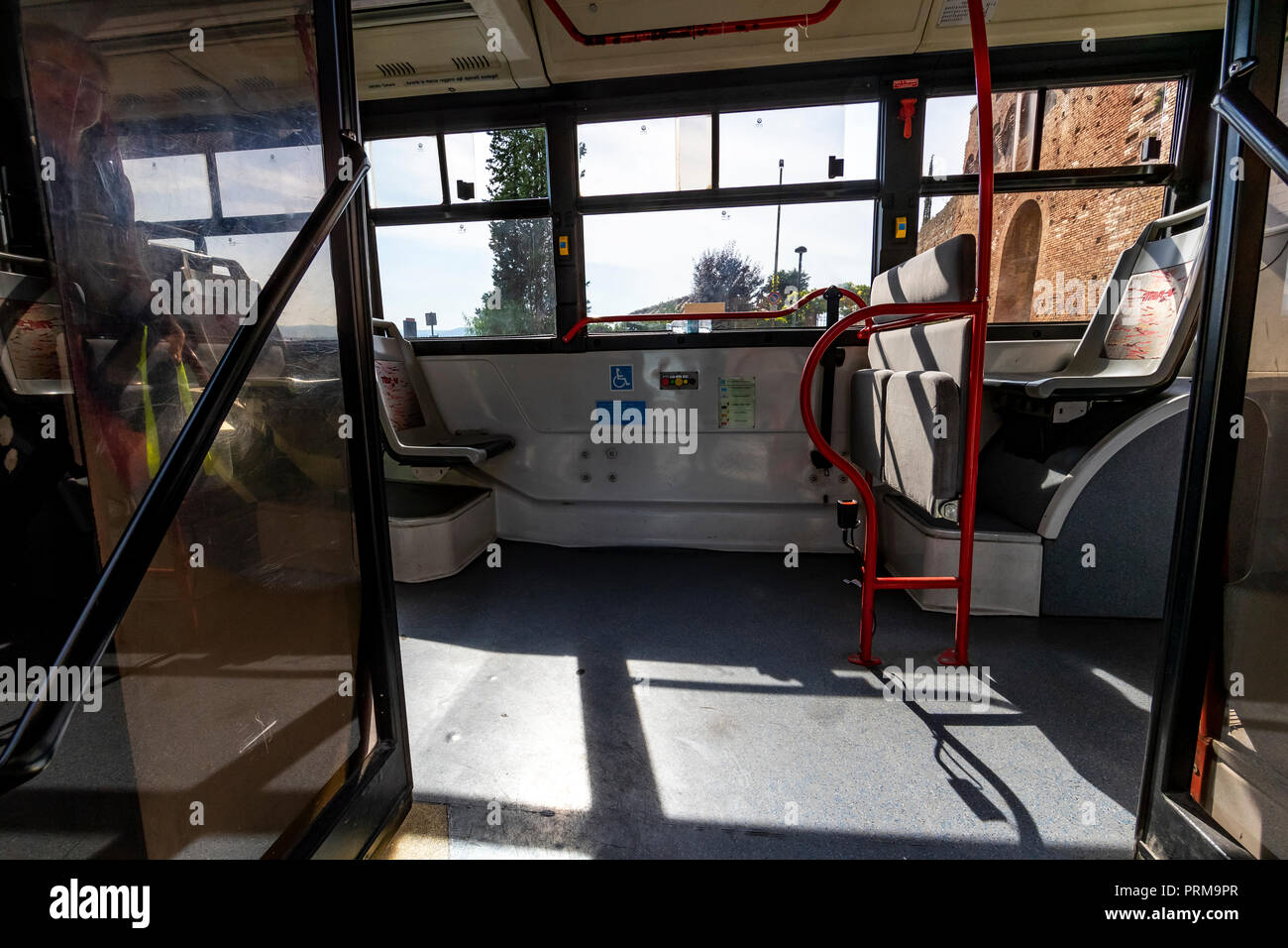 Public transport buses. Siena, Italy Stock Photo - Alamy