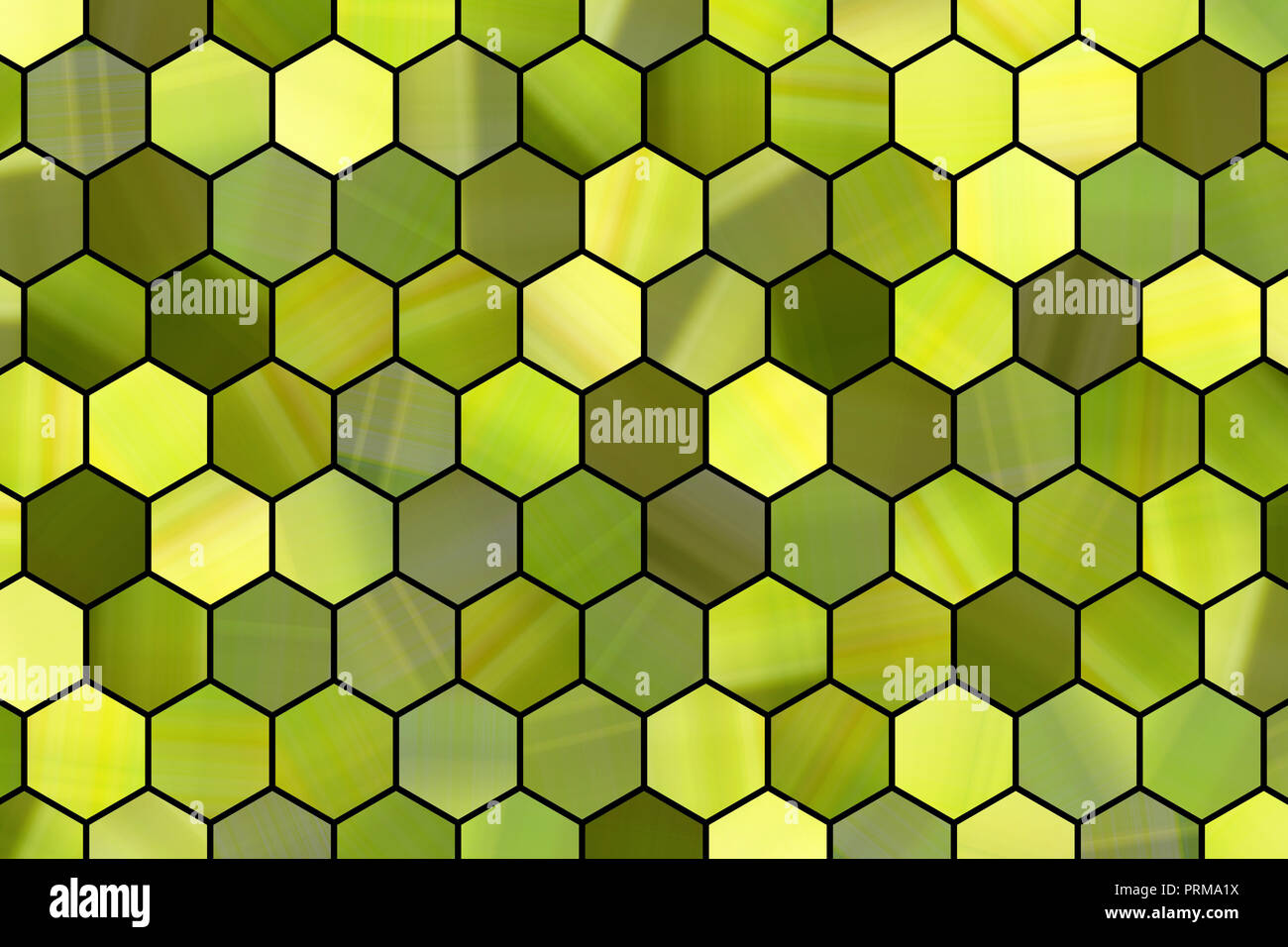 Decorative and colorful pattern hexagon strip illustrations. Good for ...
