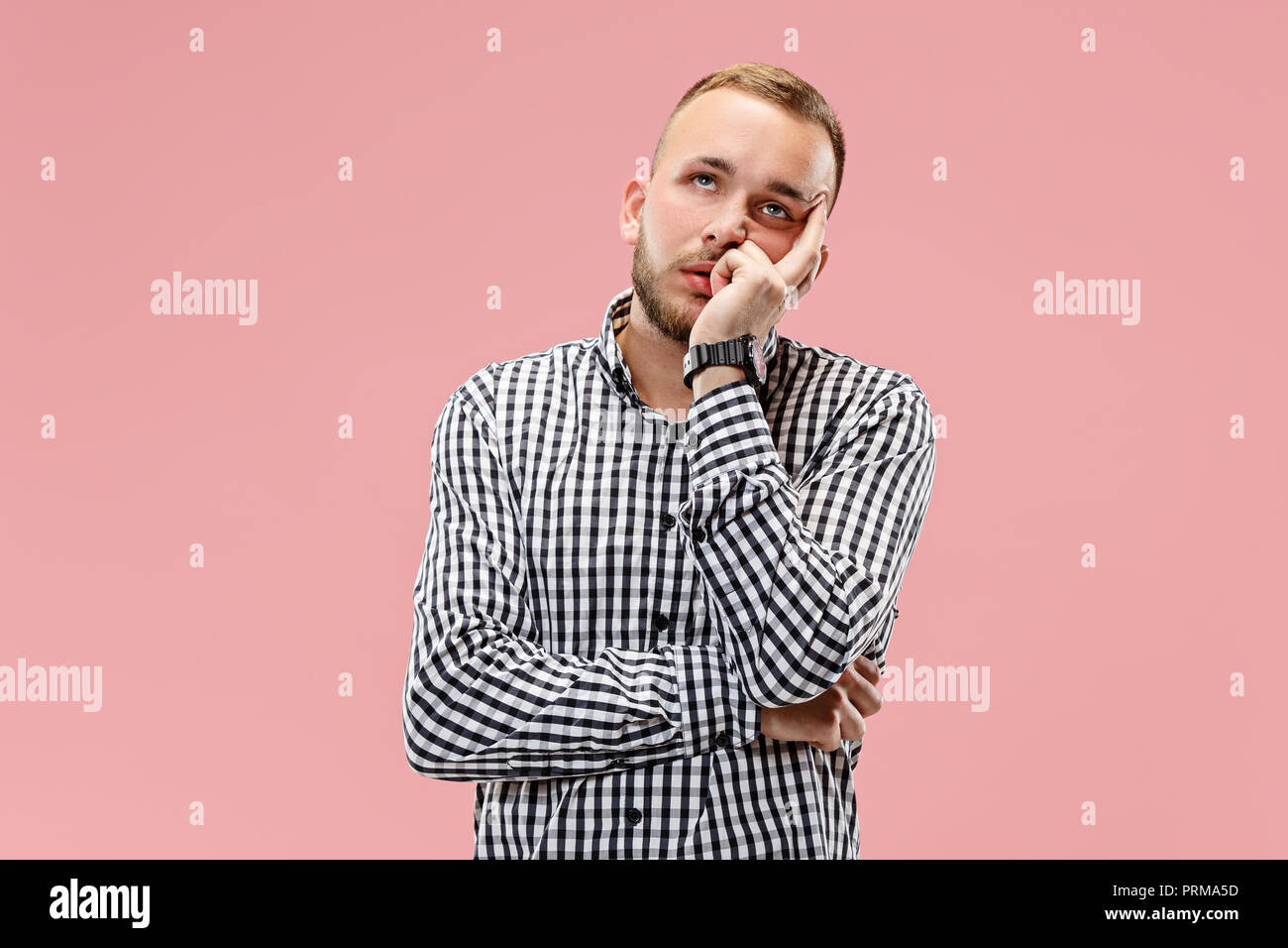 I am tired of everything. Bored man. Boring, dull, tedious concept ...