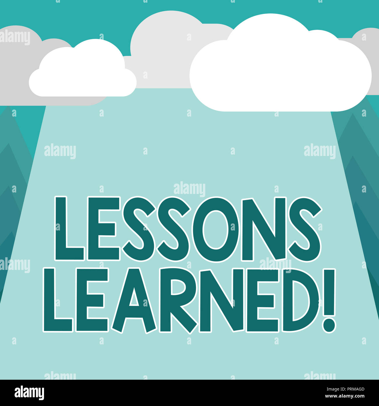 Conceptual hand writing showing Lessons Learned. Business photo ...