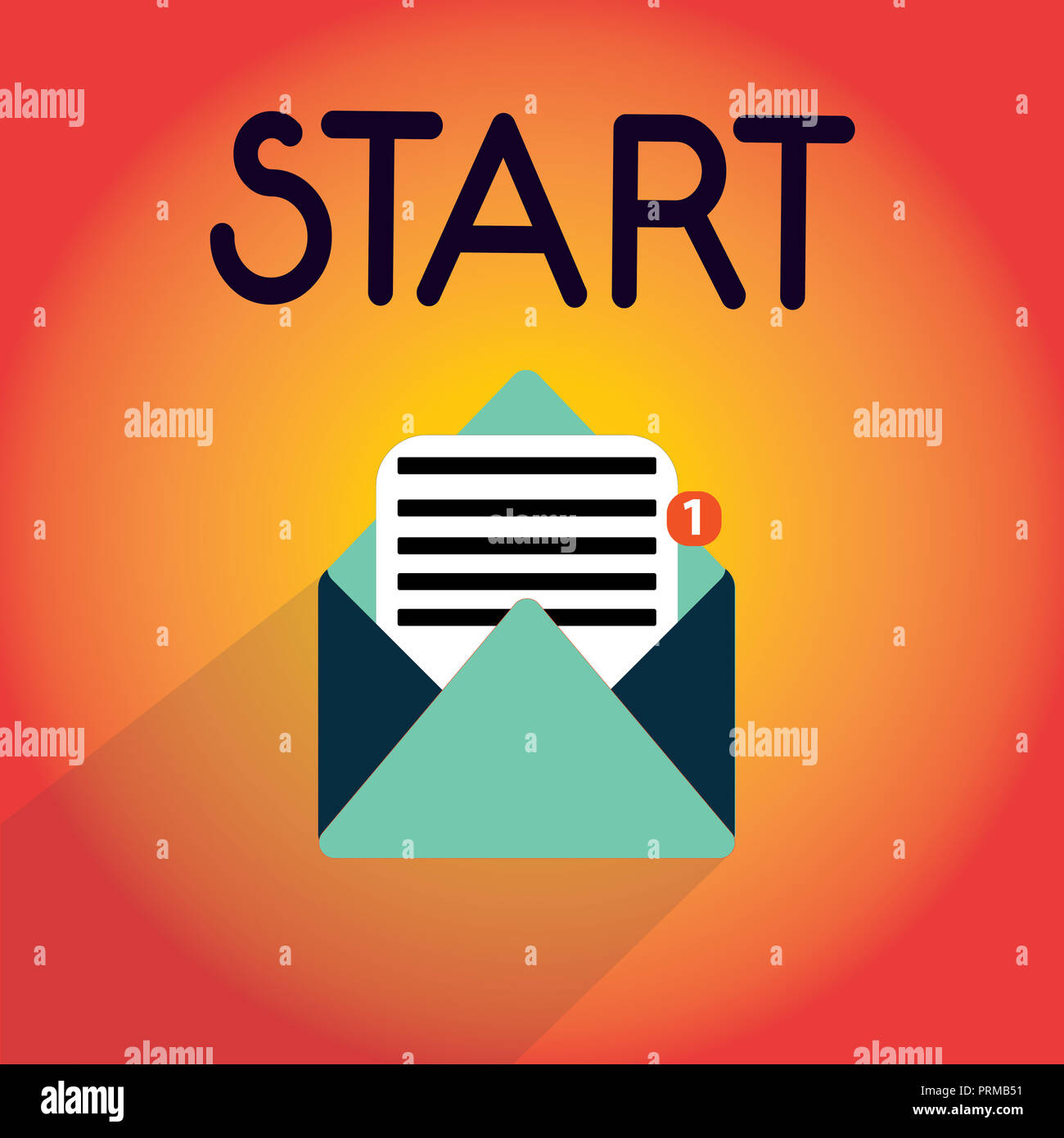 Writing note showing Start. Business photo showcasing begin or be ...
