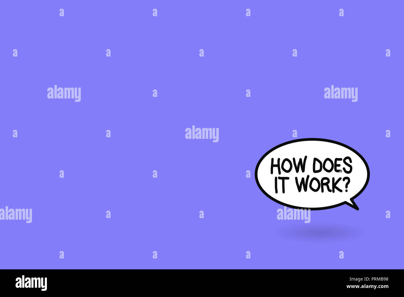 Word writing text How Does It Work question. Business concept for ...