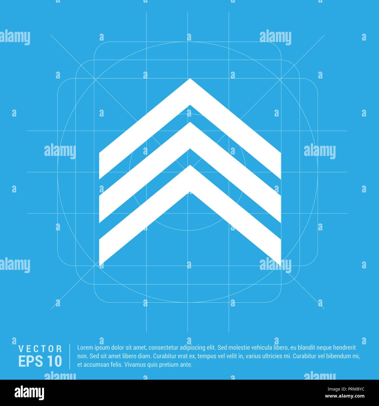 Upper Arrow Icon Stock Vector Image & Art - Alamy