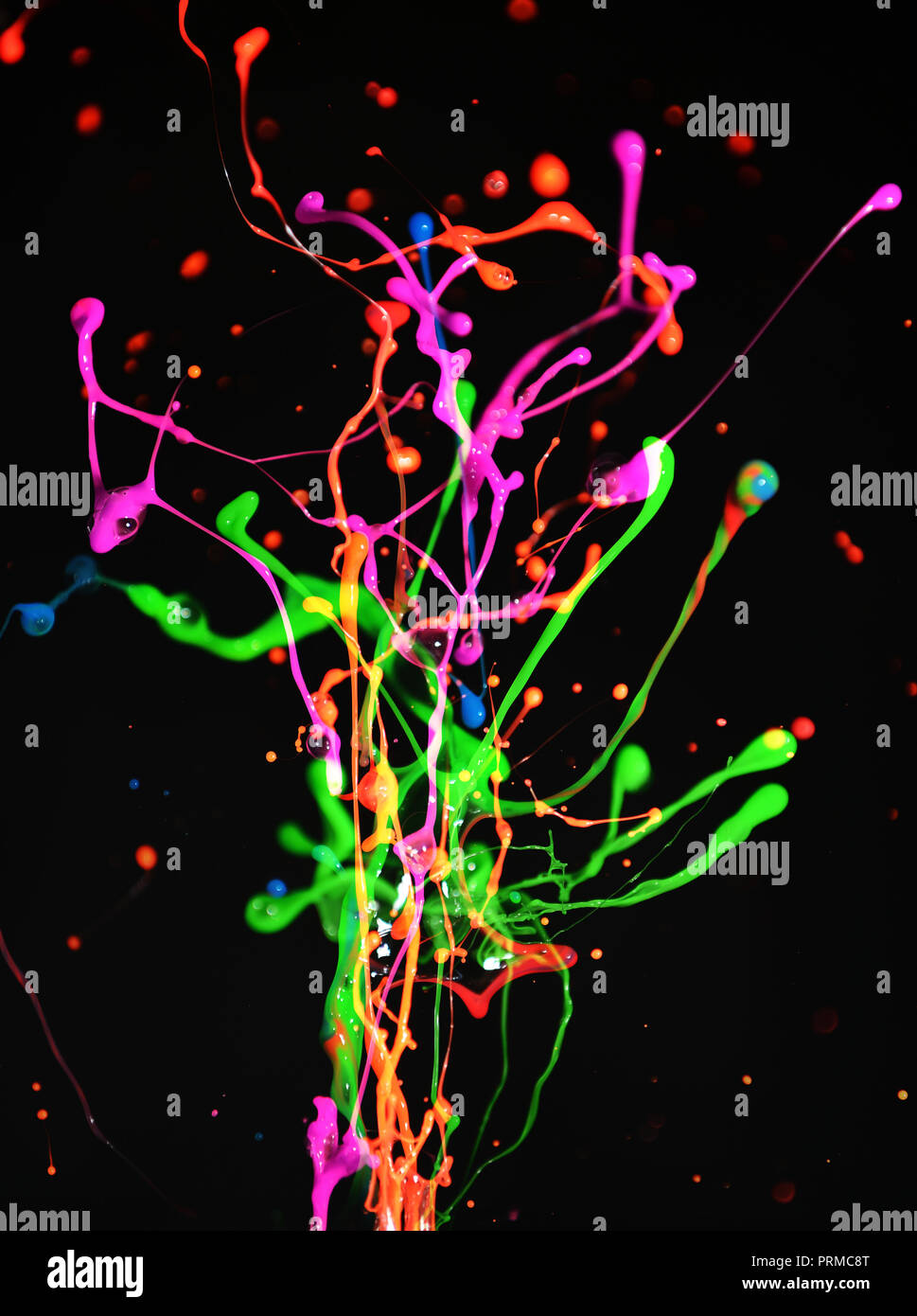 High speed photography - paint splash Stock Photo - Alamy