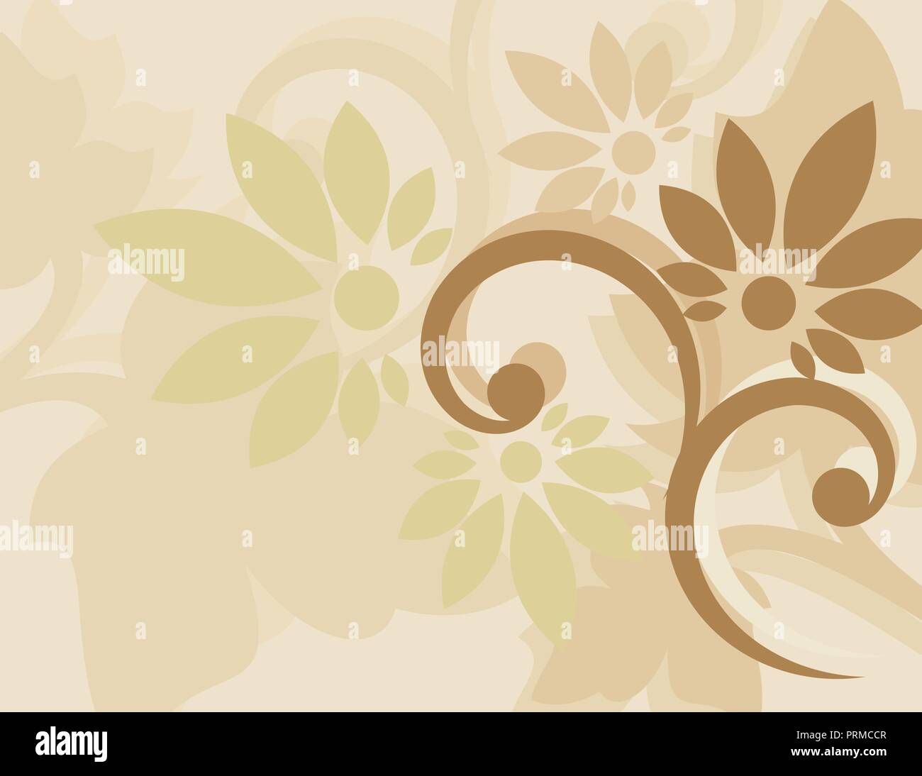 Leaf line brown background Stock Vector Images - Alamy
