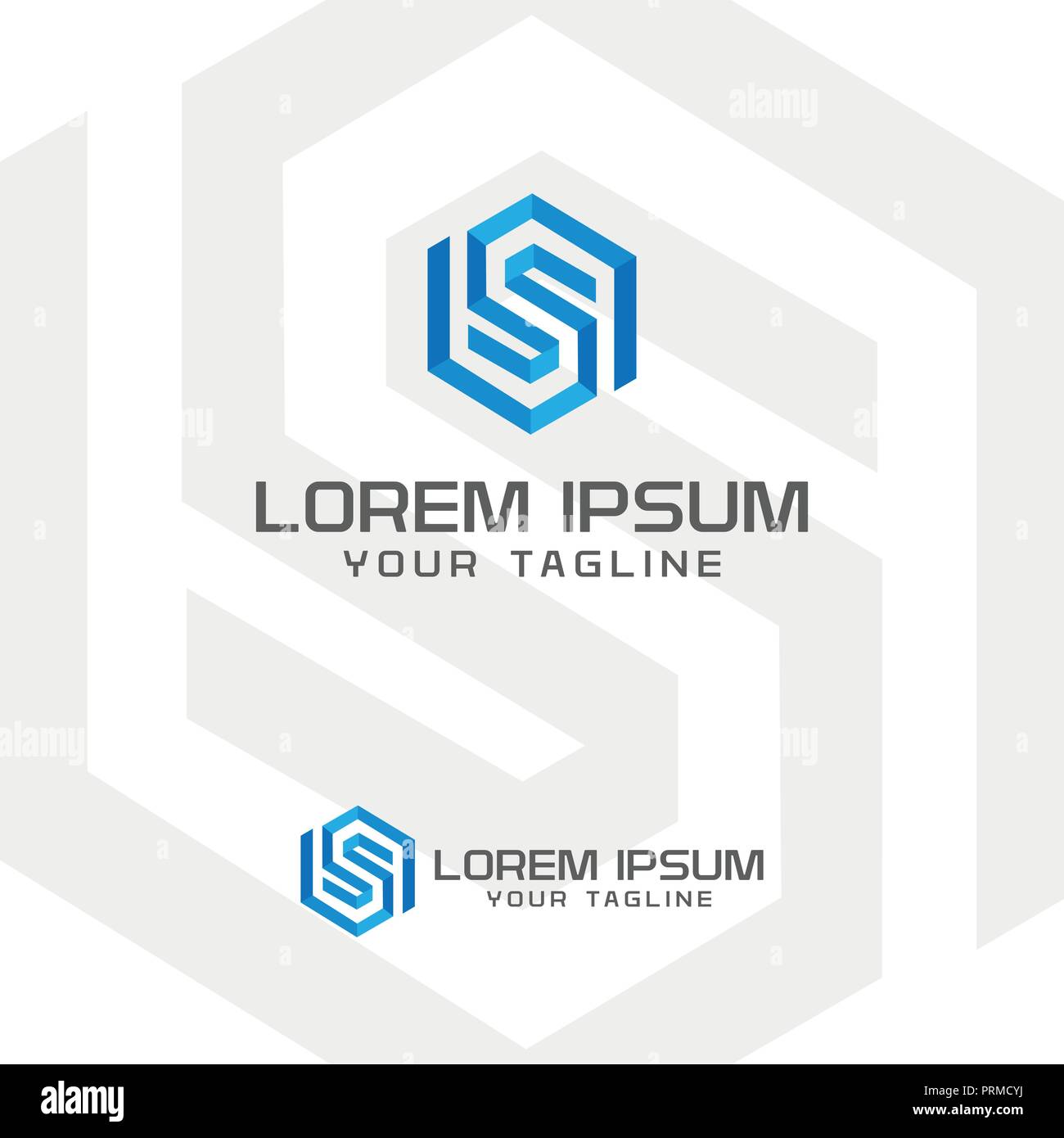 Abstract letter logo hi-res stock photography and images - Alamy