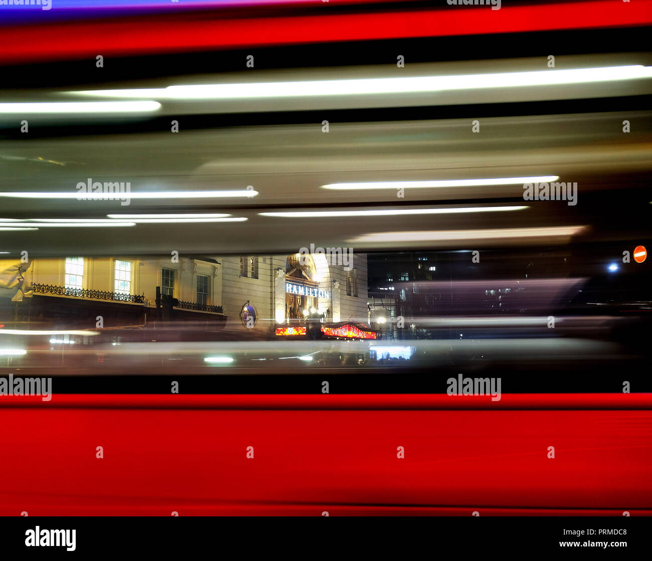 Pic shows: Hamilton The Musical Victoria Palace theatre crowds leaving the show in Victoria ...