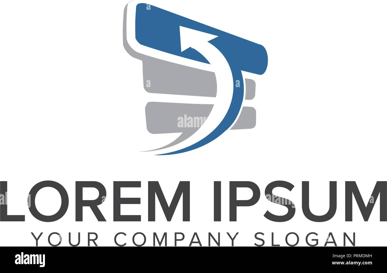 Stock Progress Icon logo design concept template Stock Vector Image ... Stock Progress Icon logo design concept template Stock Vector Image ...