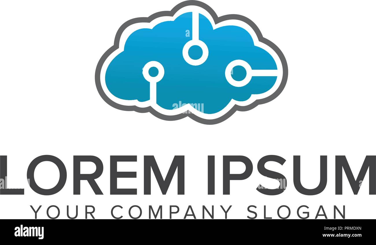 High tech computer concept Stock Vector Images - Alamy