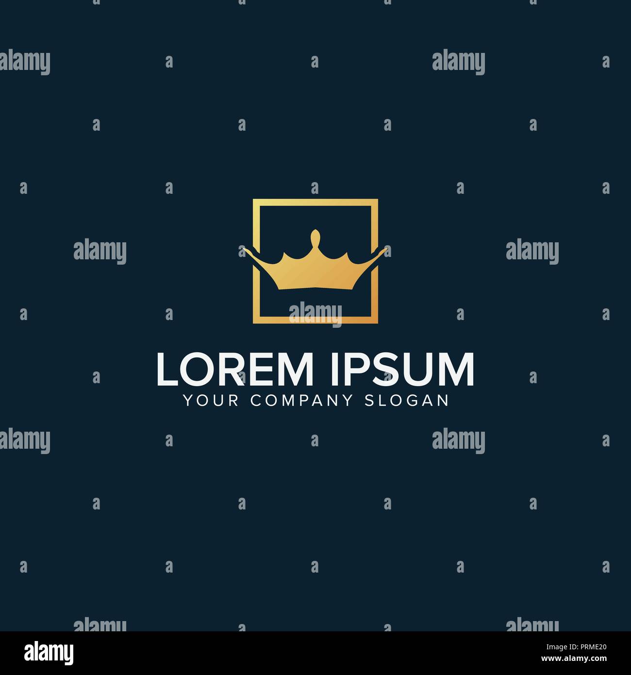 The crown square Stock Vector Images - Alamy