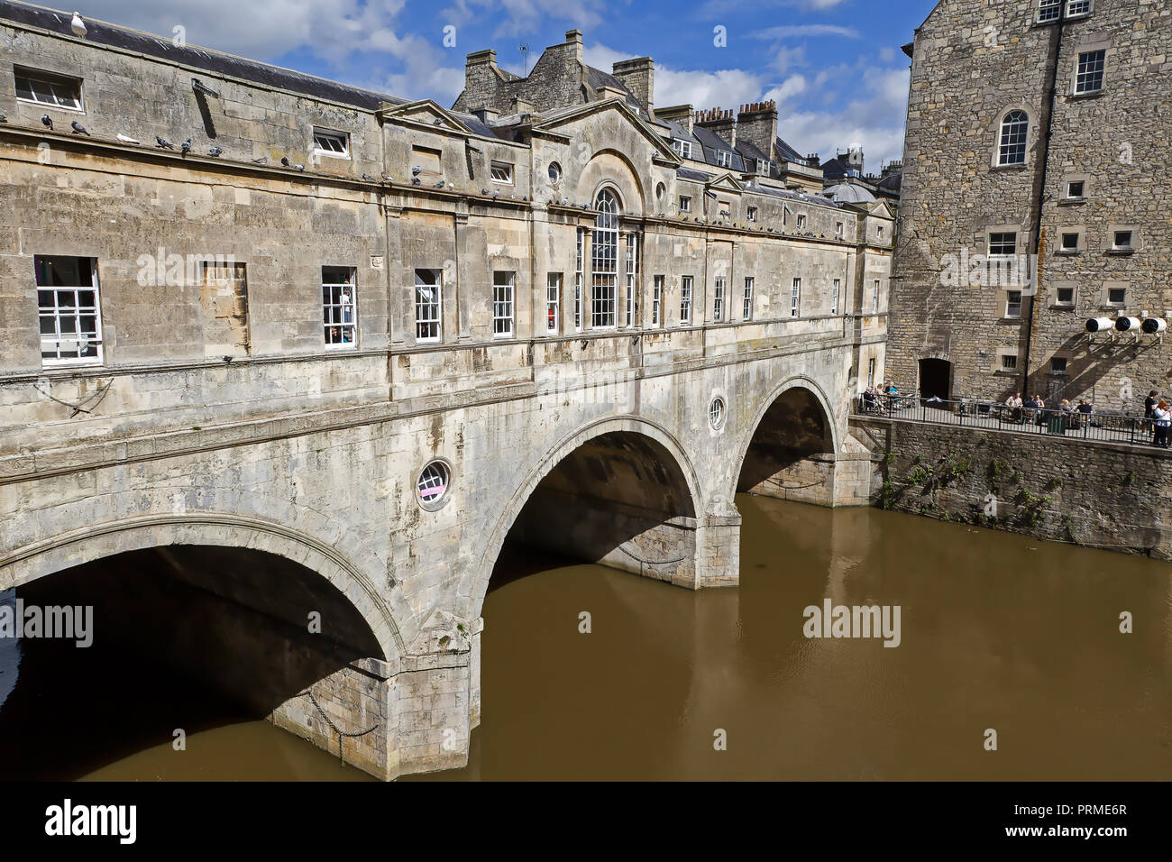 View of Pulteney Bridge in Bath, England, U.K Stock Photo - Alamy