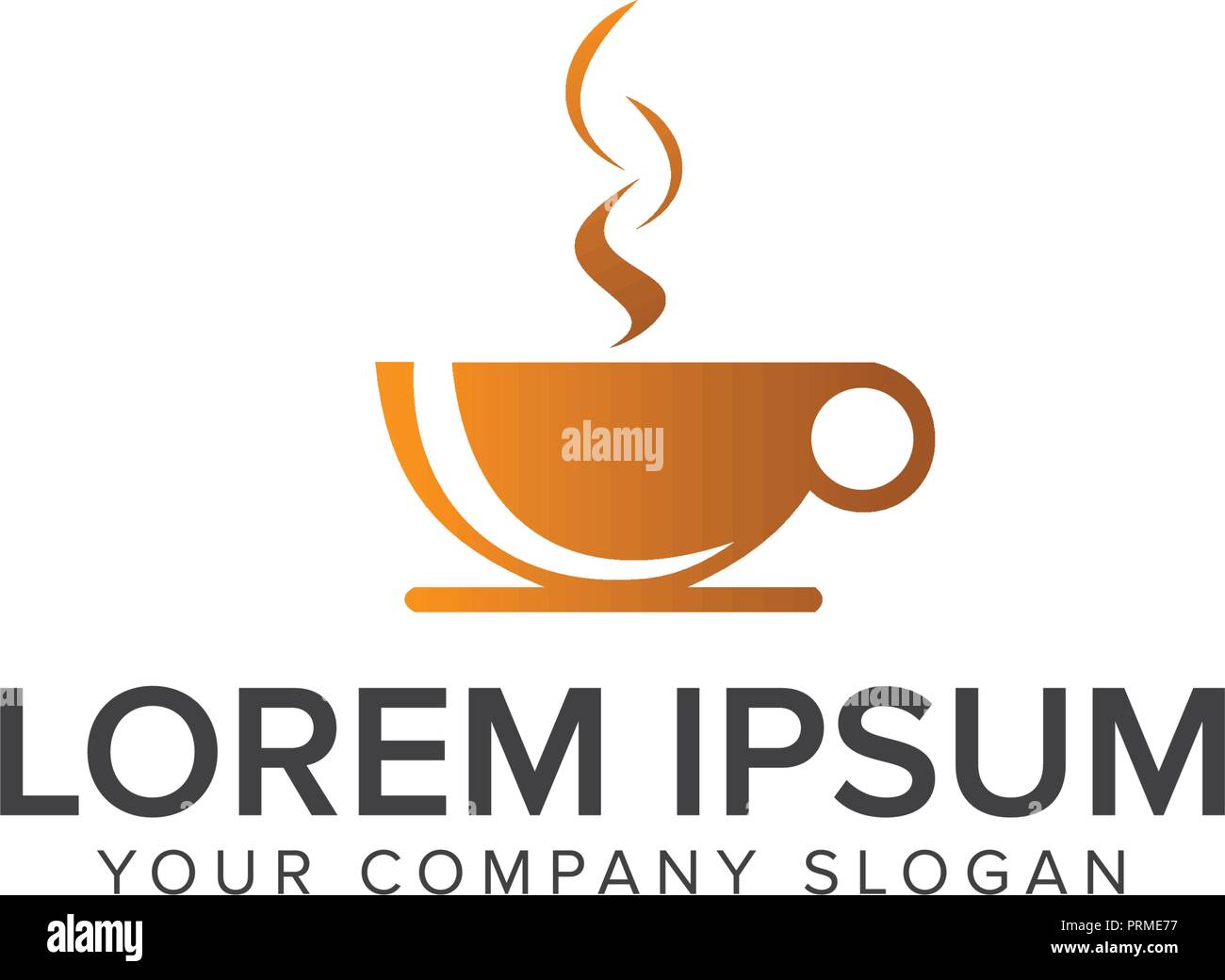 Coffe drink logo design concept template Stock Vector Image & Art - Alamy