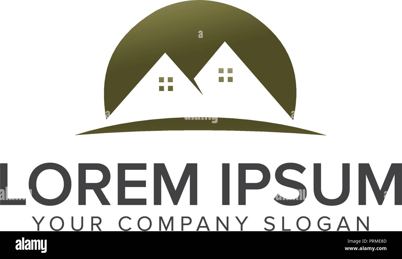 House symbol logo design concept template Stock Vector Image & Art - Alamy