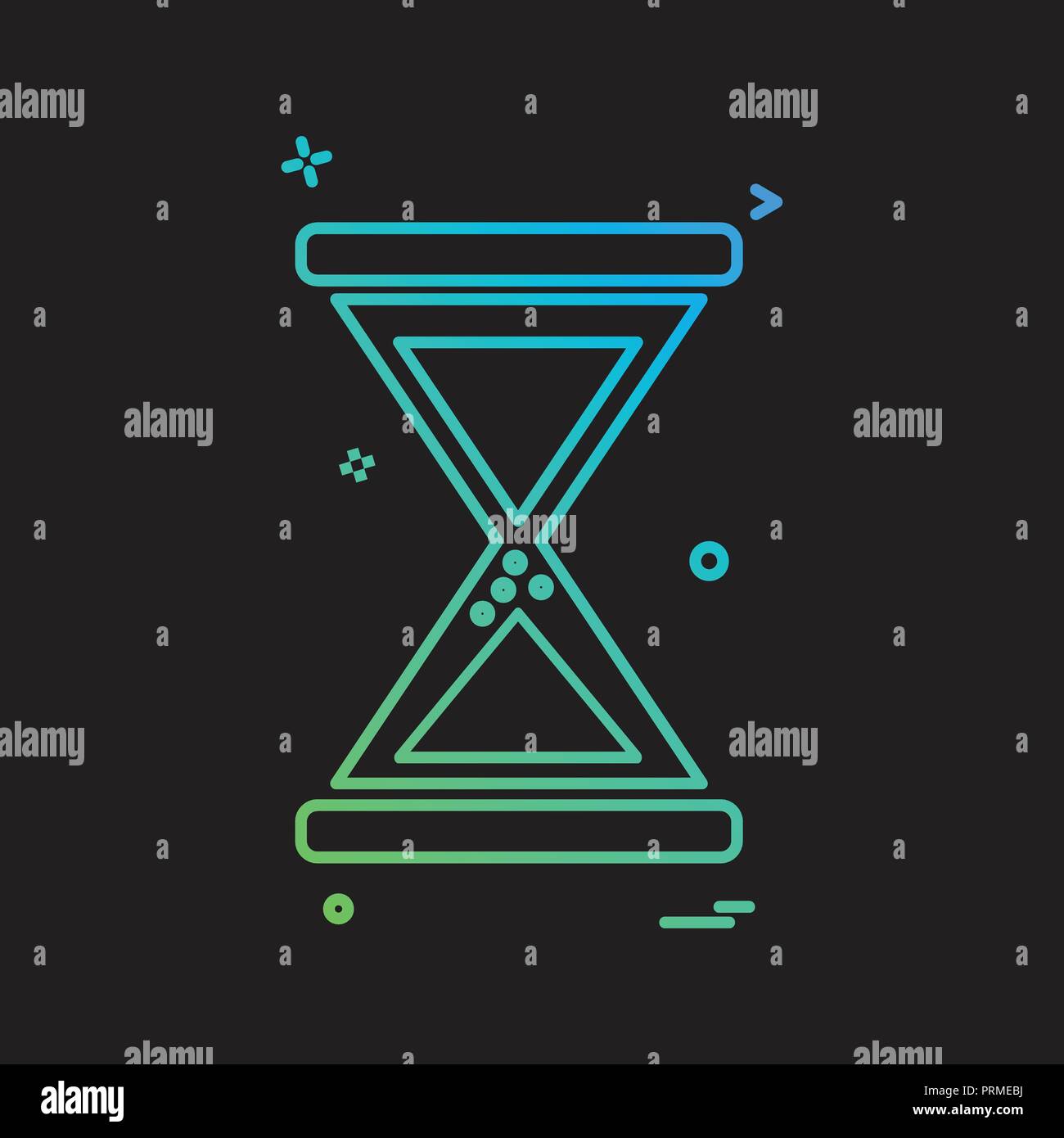 Wait icon design vector Stock Vector Image & Art - Alamy