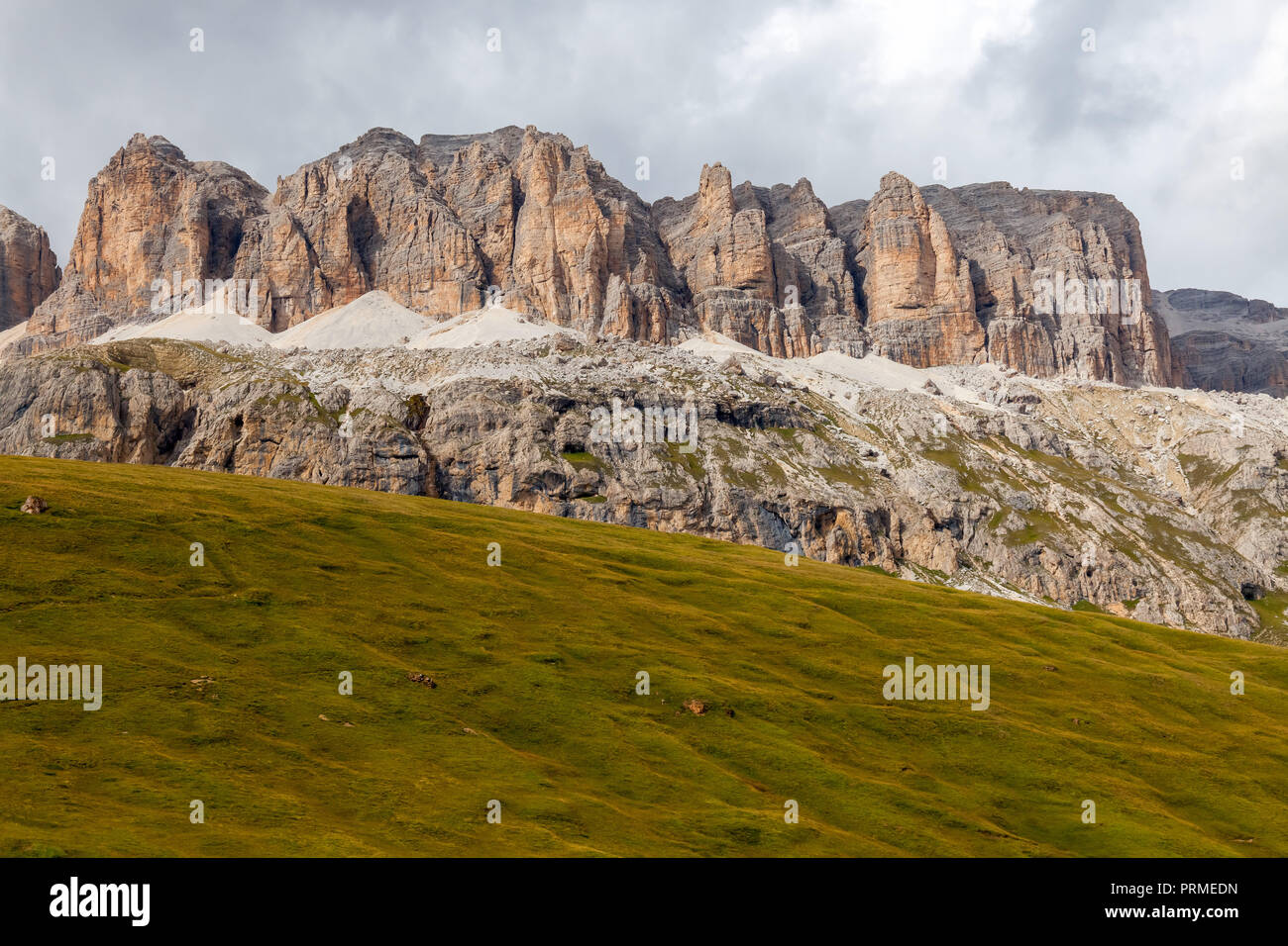 Landscape of Dolomites Mountains, South Tyrol, Alps, Italy Stock Photo ...