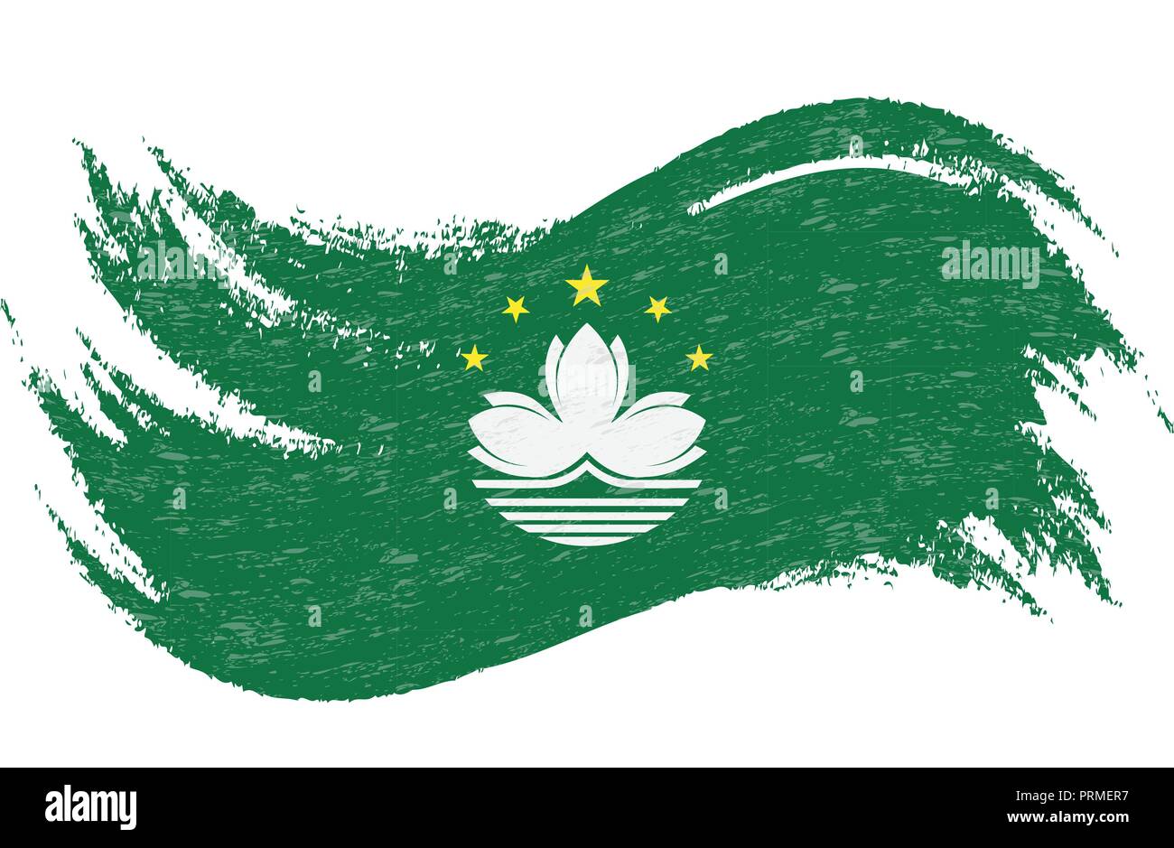 Macao lotus Stock Vector Images - Alamy