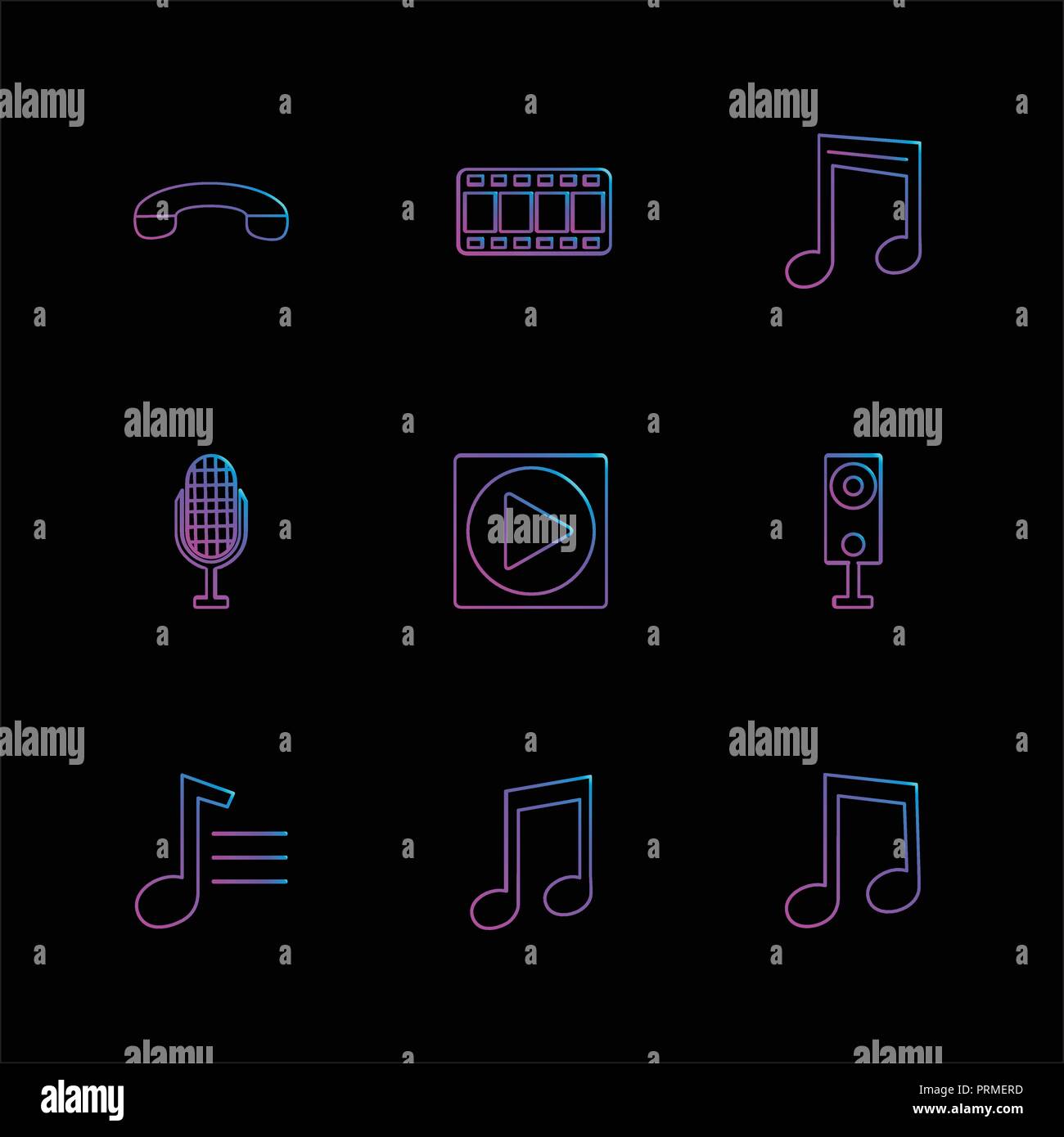 multimedia , speaker , volume , headset , microphone , network , pause ...