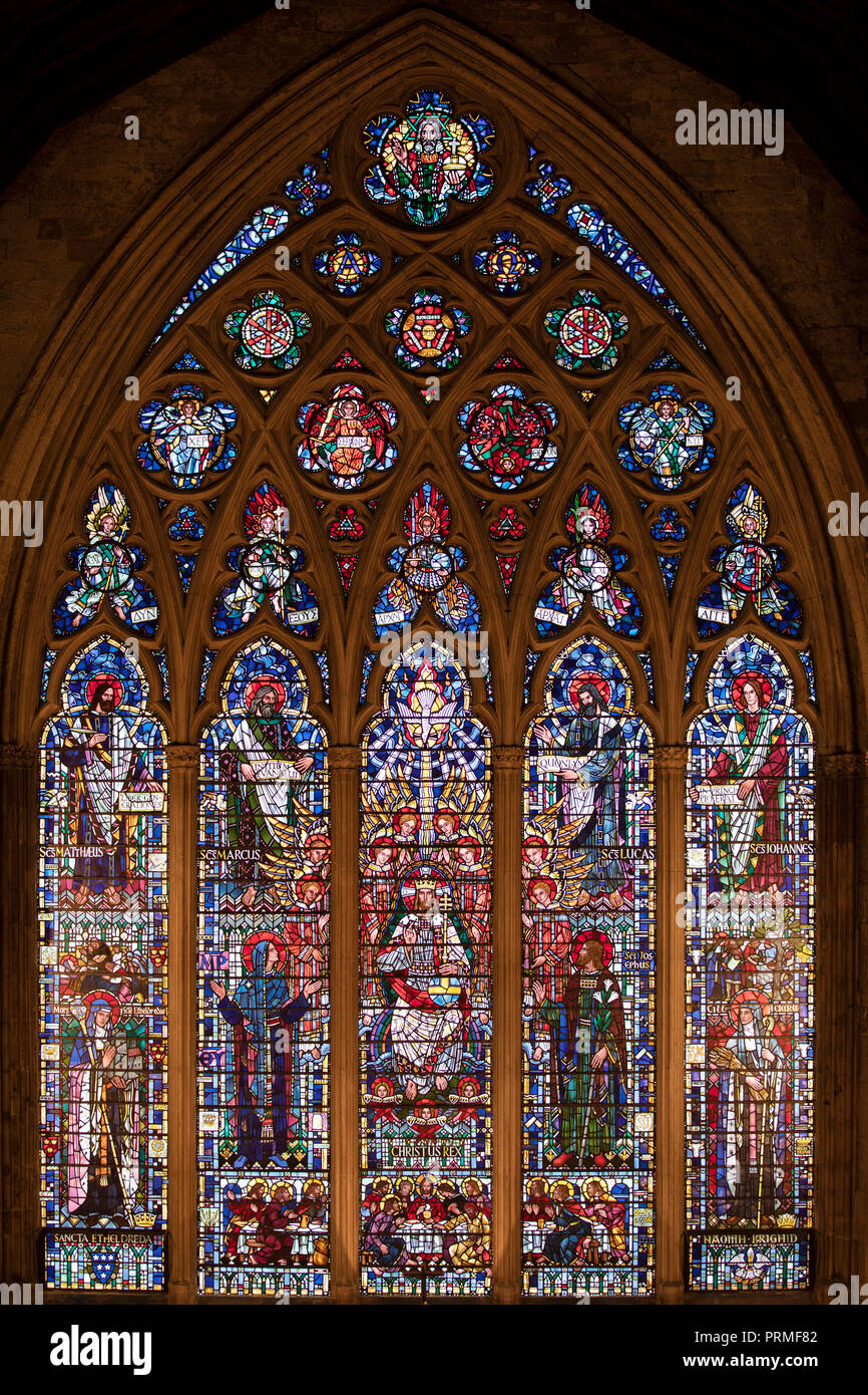Stained Glass Church Building