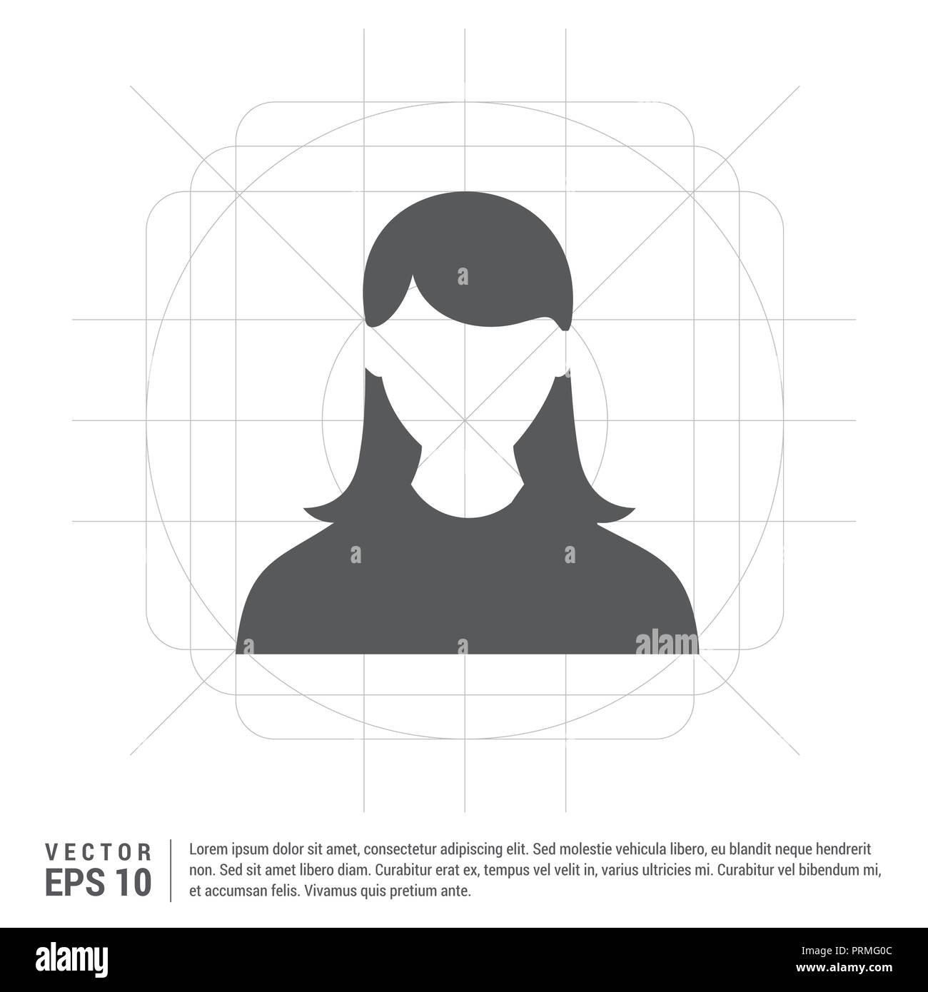 Female User Icon Stock Vector Image & Art - Alamy