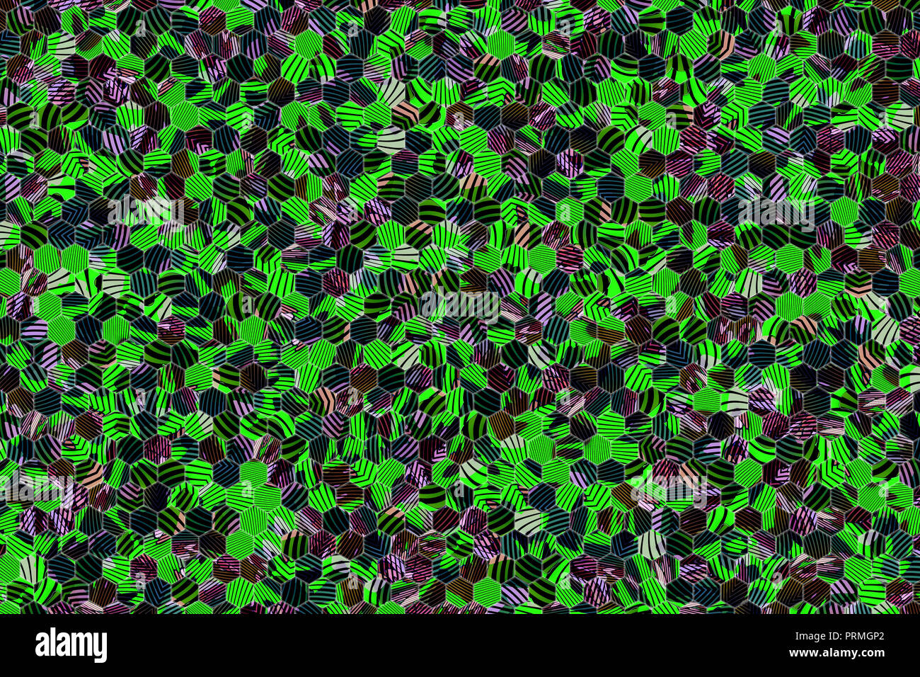 Illustrations of hexagon strip. Good for web page, wallpaper, graphic design, catalog, texture ...