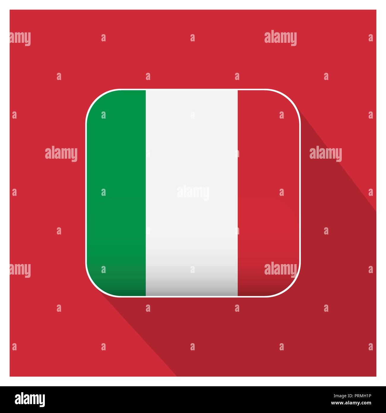 Italy flag design vector Stock Vector Image & Art - Alamy