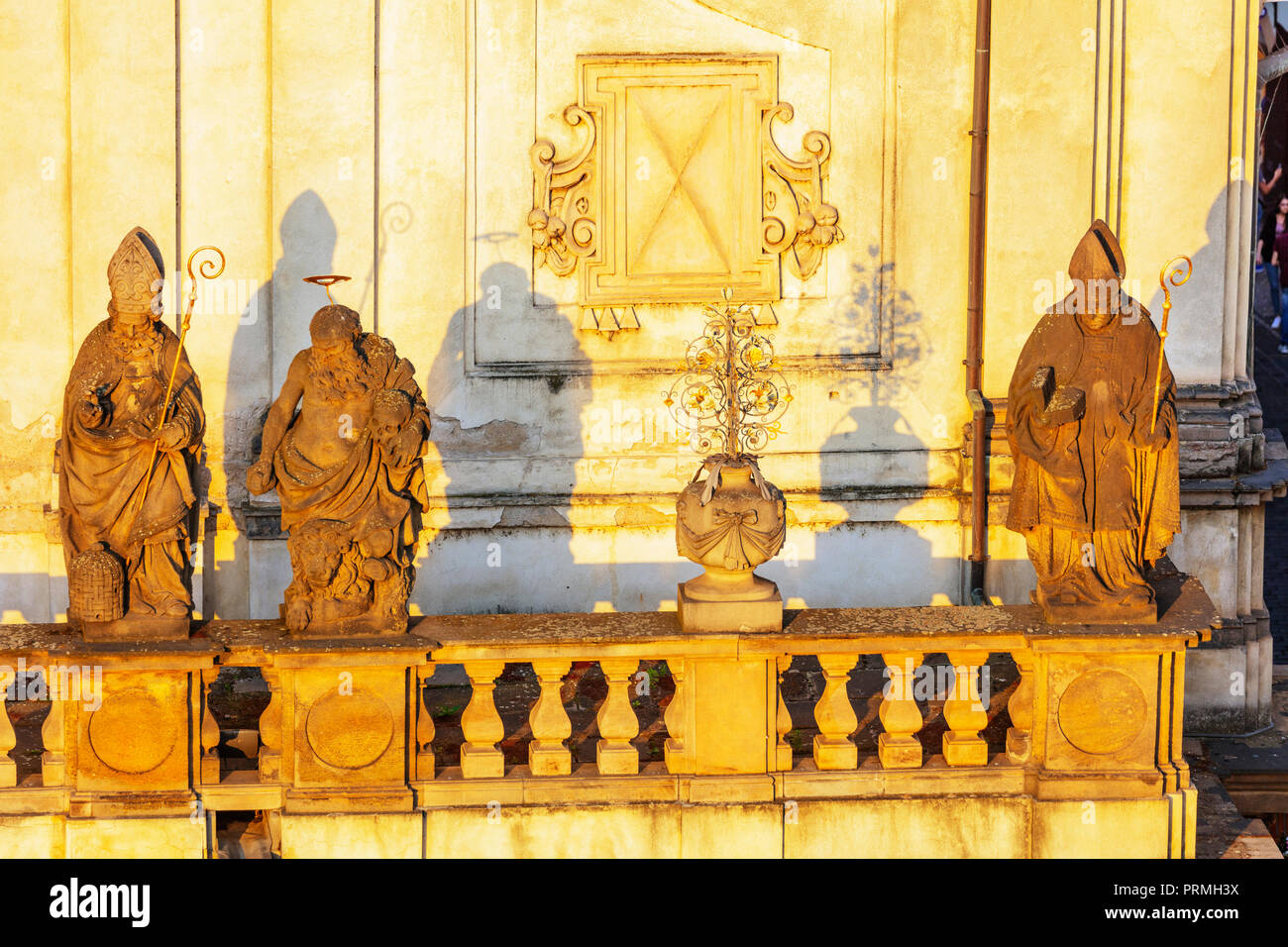 Europe, Czech Republic, Bohemia, Prague, Unesco site, religious figure ...