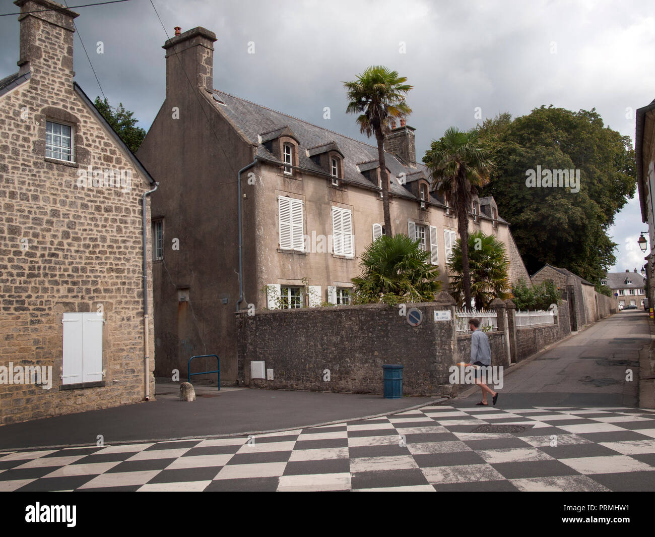 The Normandy town of Valognes Stock Photo - Alamy
