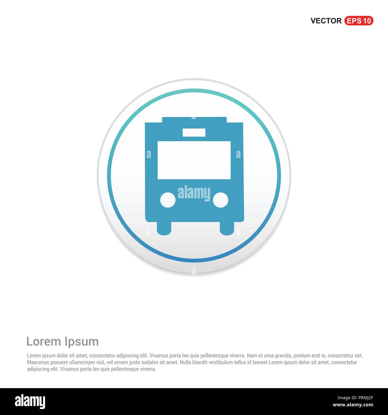 Bus circle logo Cut Out Stock Images & Pictures - Alamy