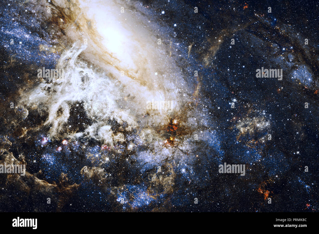 Awesome nebula with stars in deep space. Elements of this image ...