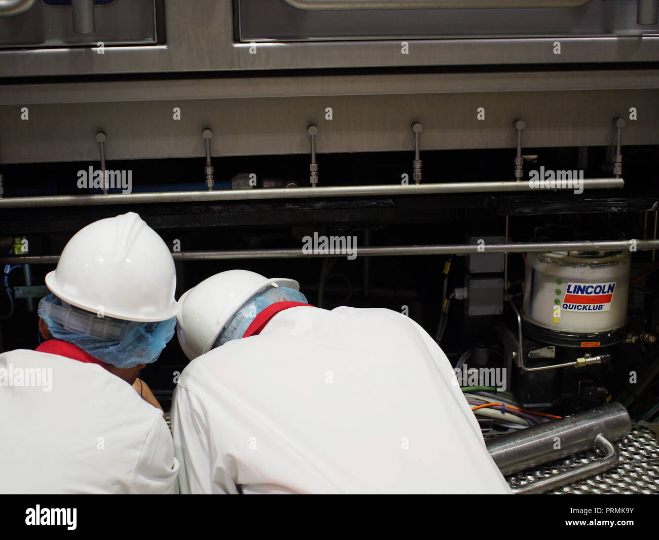 Blue factory machine hi-res stock photography and images - Alamy