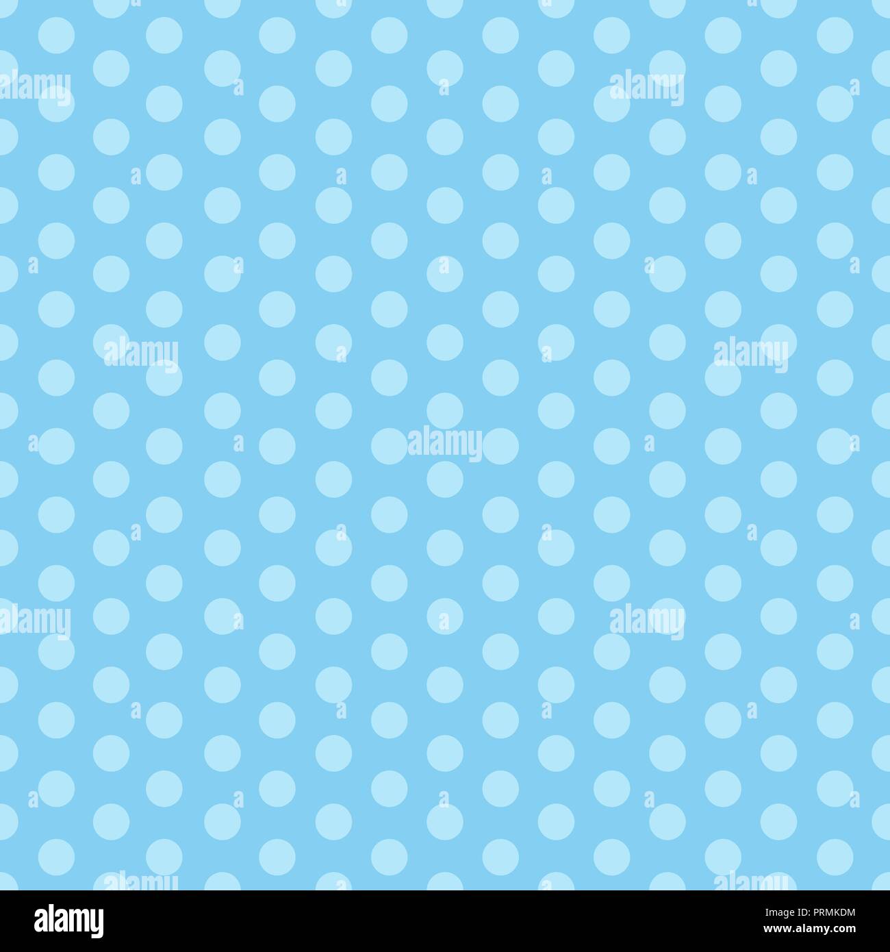 Blue seamless pattern with polka dots. Illustration for a boy at a baby shower party. Background ...