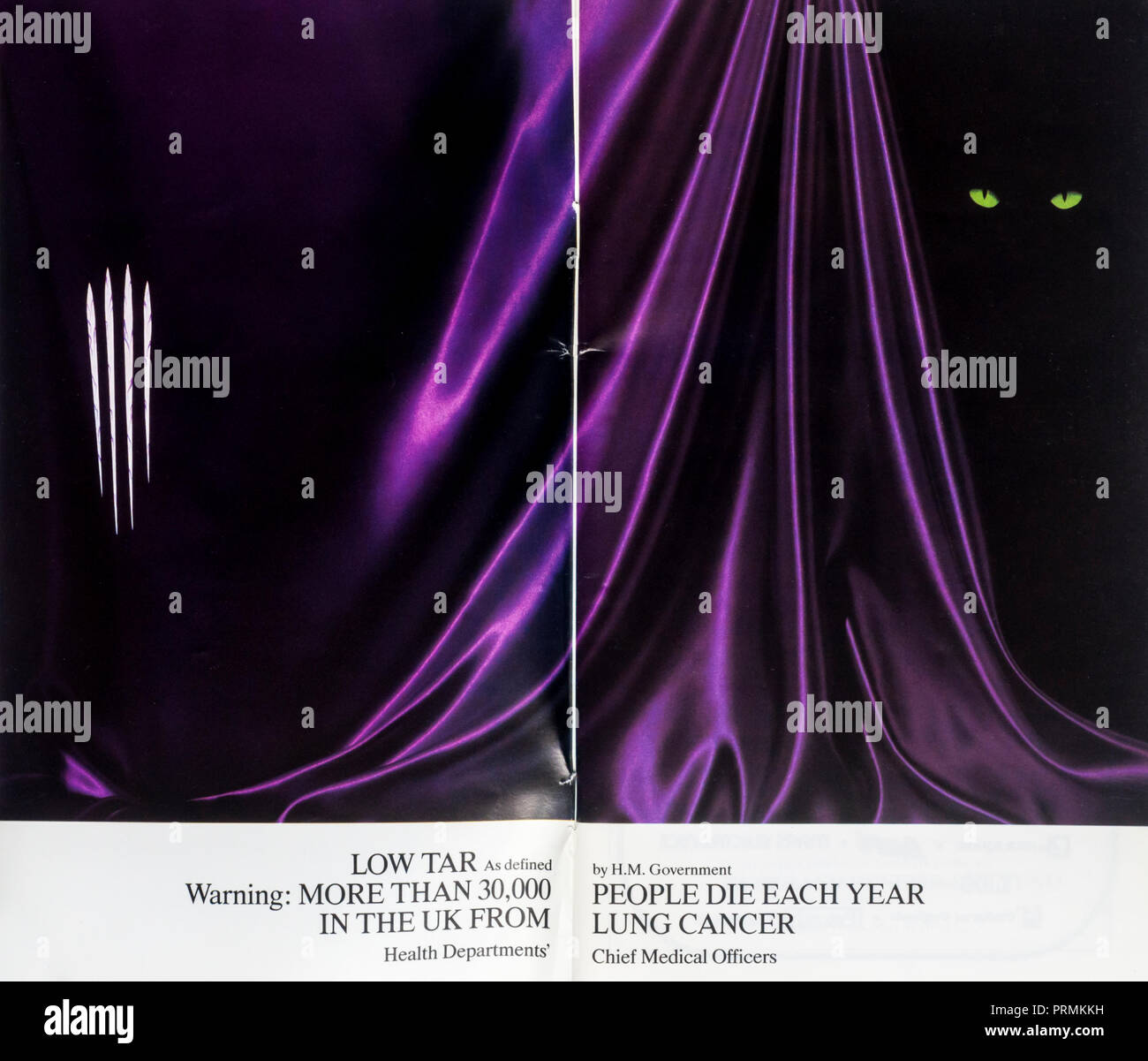A 1980s double-page spread advertisement for Low Tar Silk Cut ...