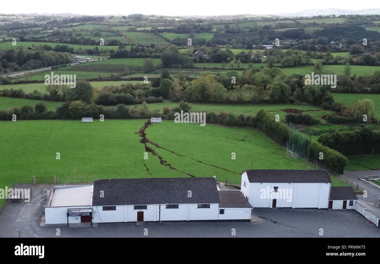Magheracloone Gaelic Football Club in Co Monaghan which was forced to ...