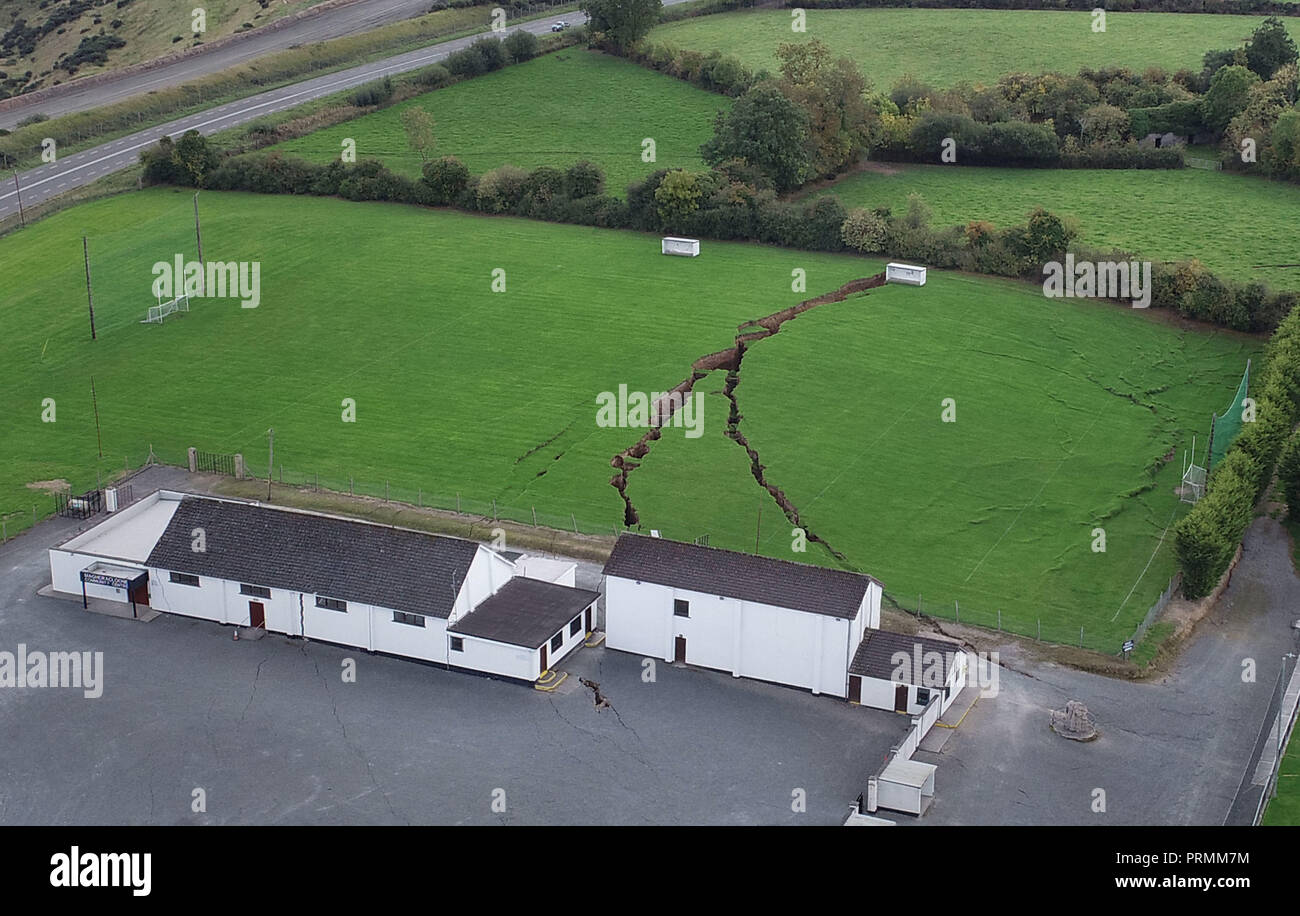 Magheracloone Gaelic Football Club in Co Monaghan which was forced to ...