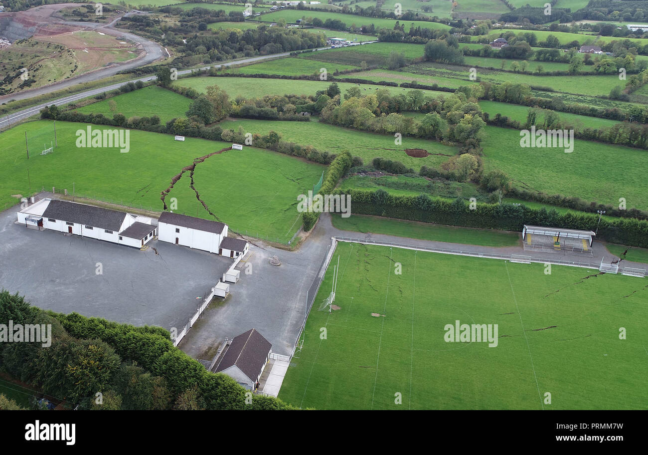 Magheracloone Gaelic Football Club in Co Monaghan which was forced to ...