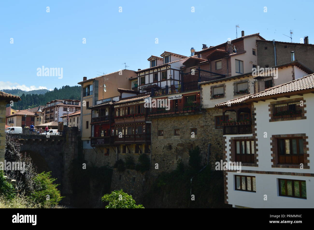 Traditional architecture in town potes hi-res stock photography and ...