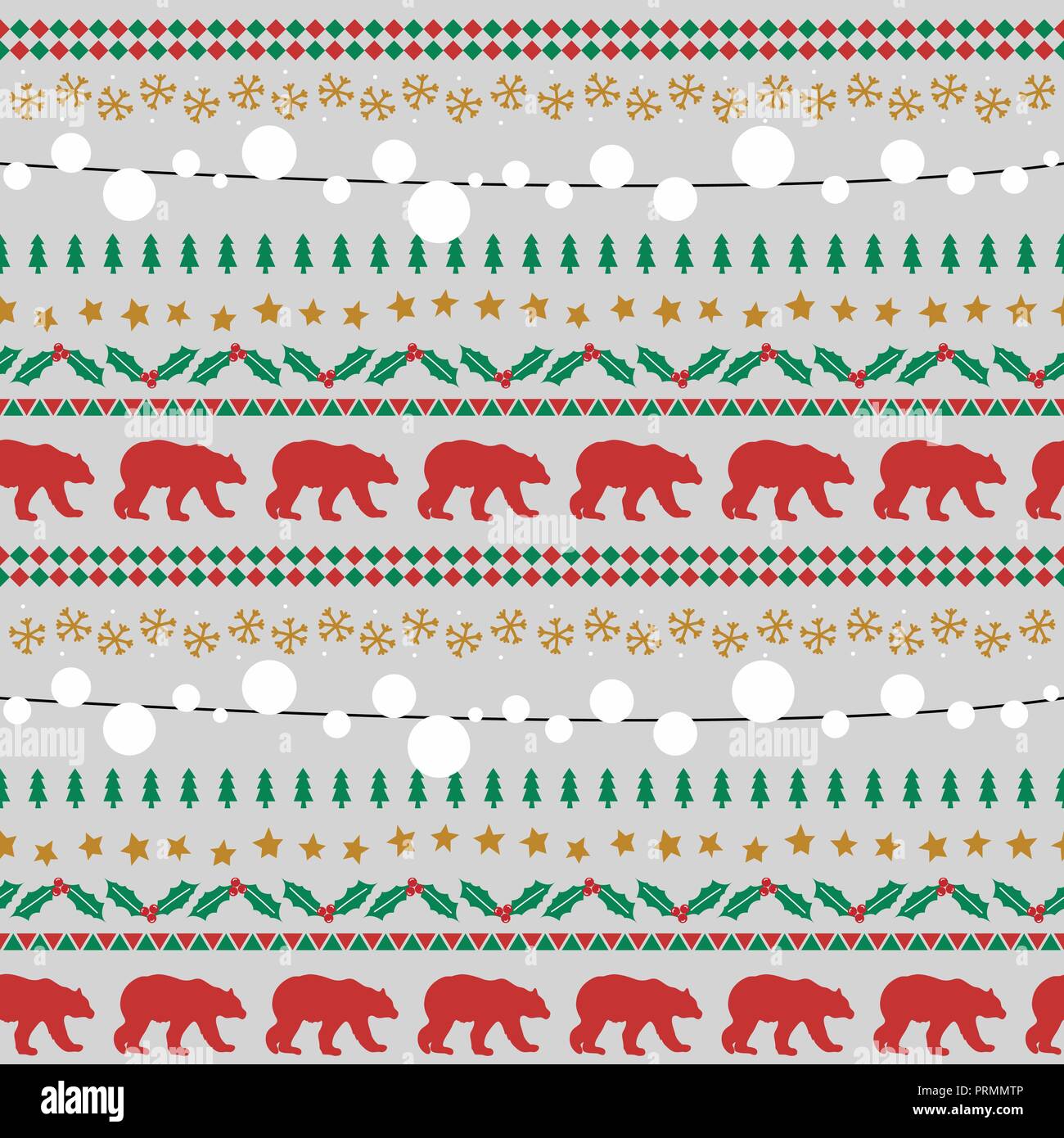 Winter seamless pattern background vector illustration Stock Vector ...