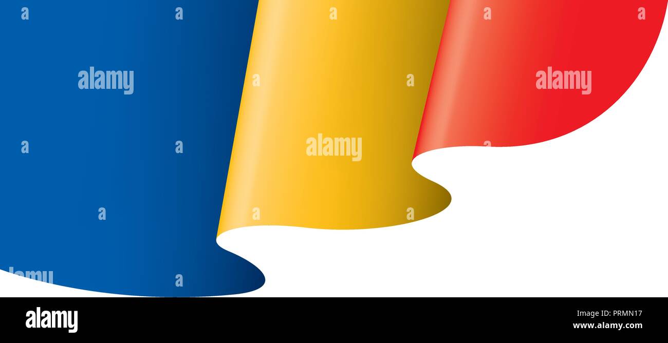 Chad flag, vector illustration on a white background Stock Vector Image ...
