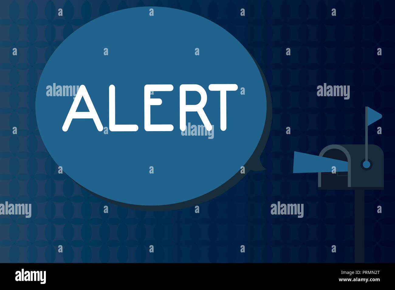 Text sign showing Alert. Conceptual photo An announcement Signal ...