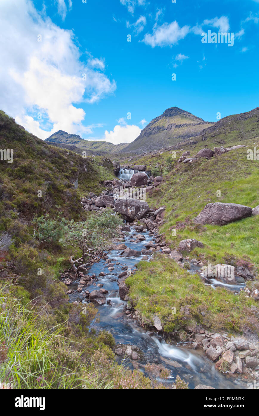 Rum Cuillin mountains of Askival and Hallival Stock Photo - Alamy