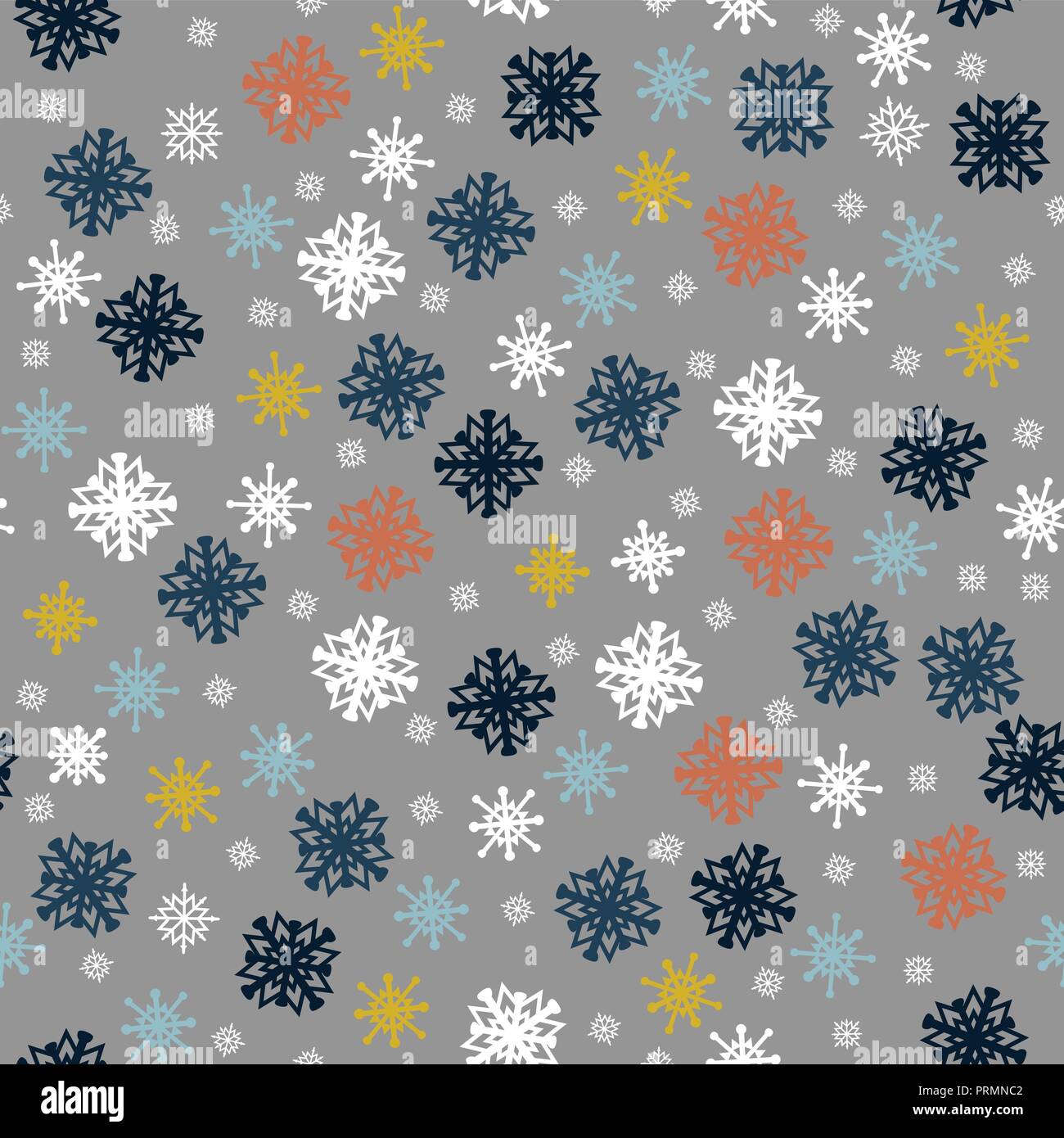 Winter seamless pattern background vector illustration Stock Vector ...