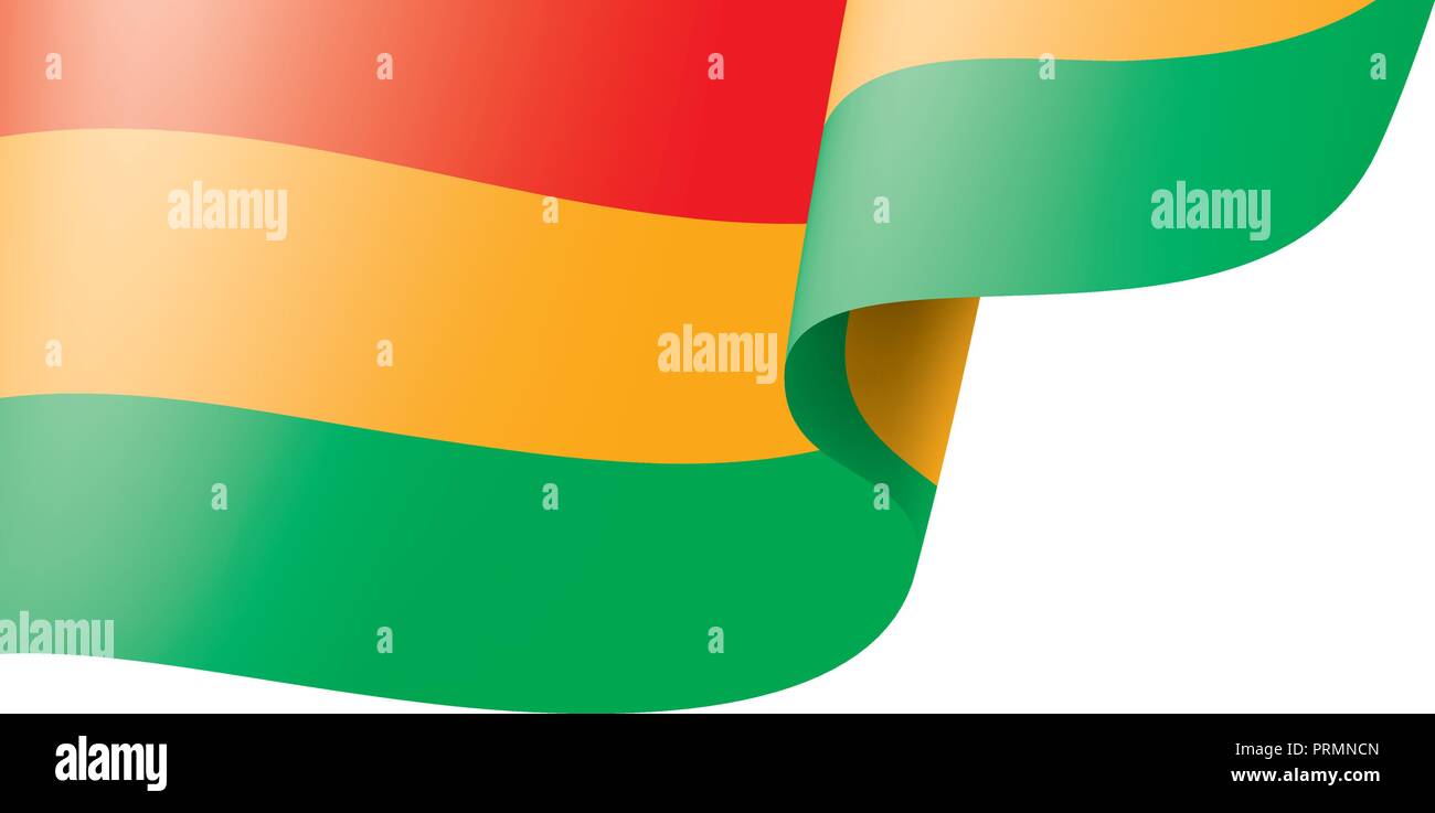 Bolivia flag, vector illustration on a white background Stock Vector ...