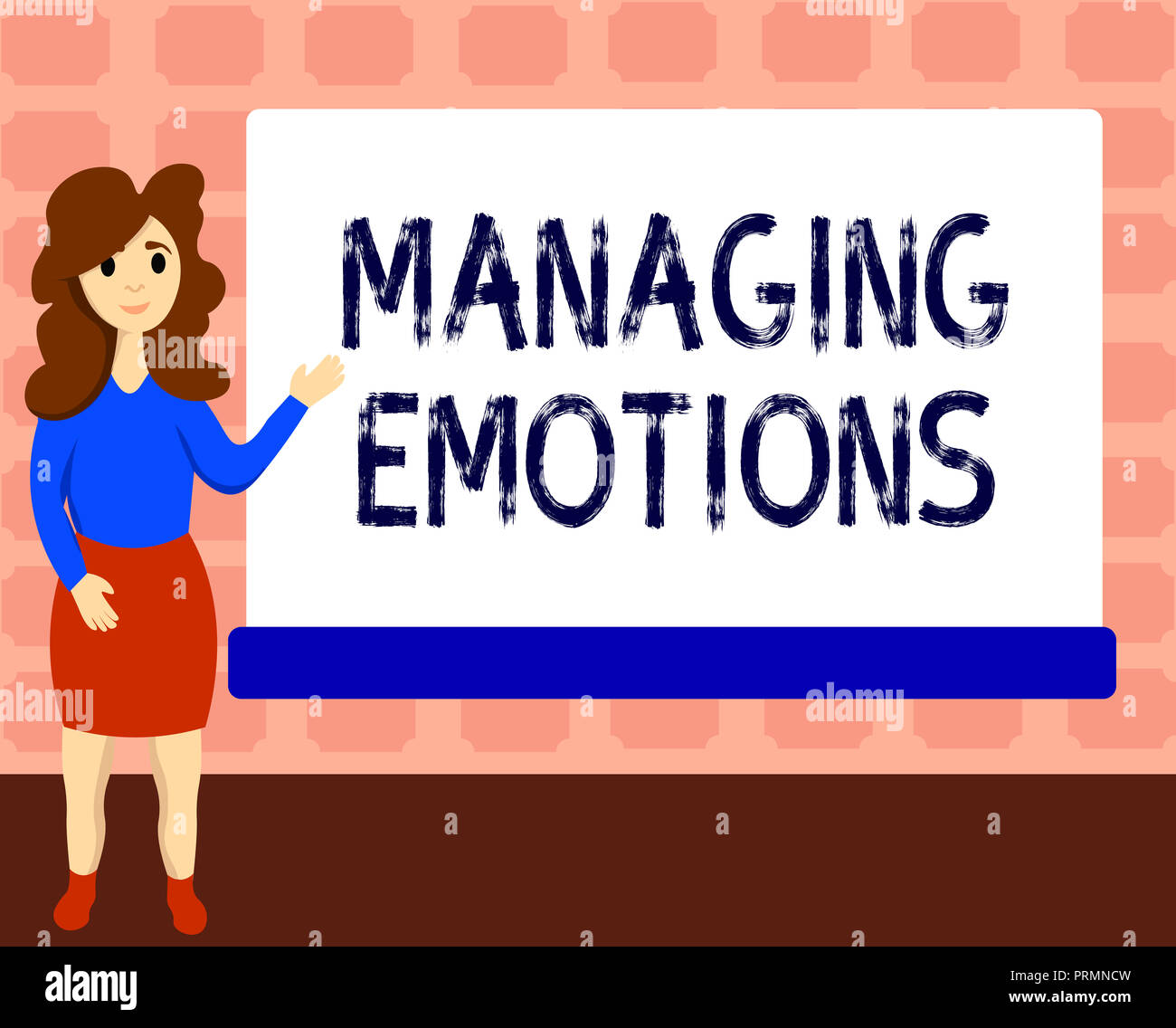 Text sign showing Managing Emotions. Conceptual photo Controlling ...