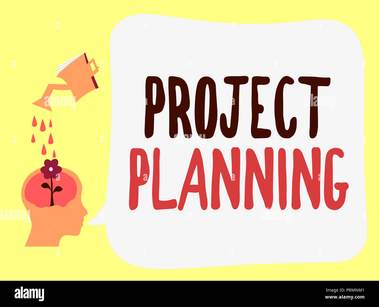 Handwriting text Project Planning. Concept meaning schedules such as ...