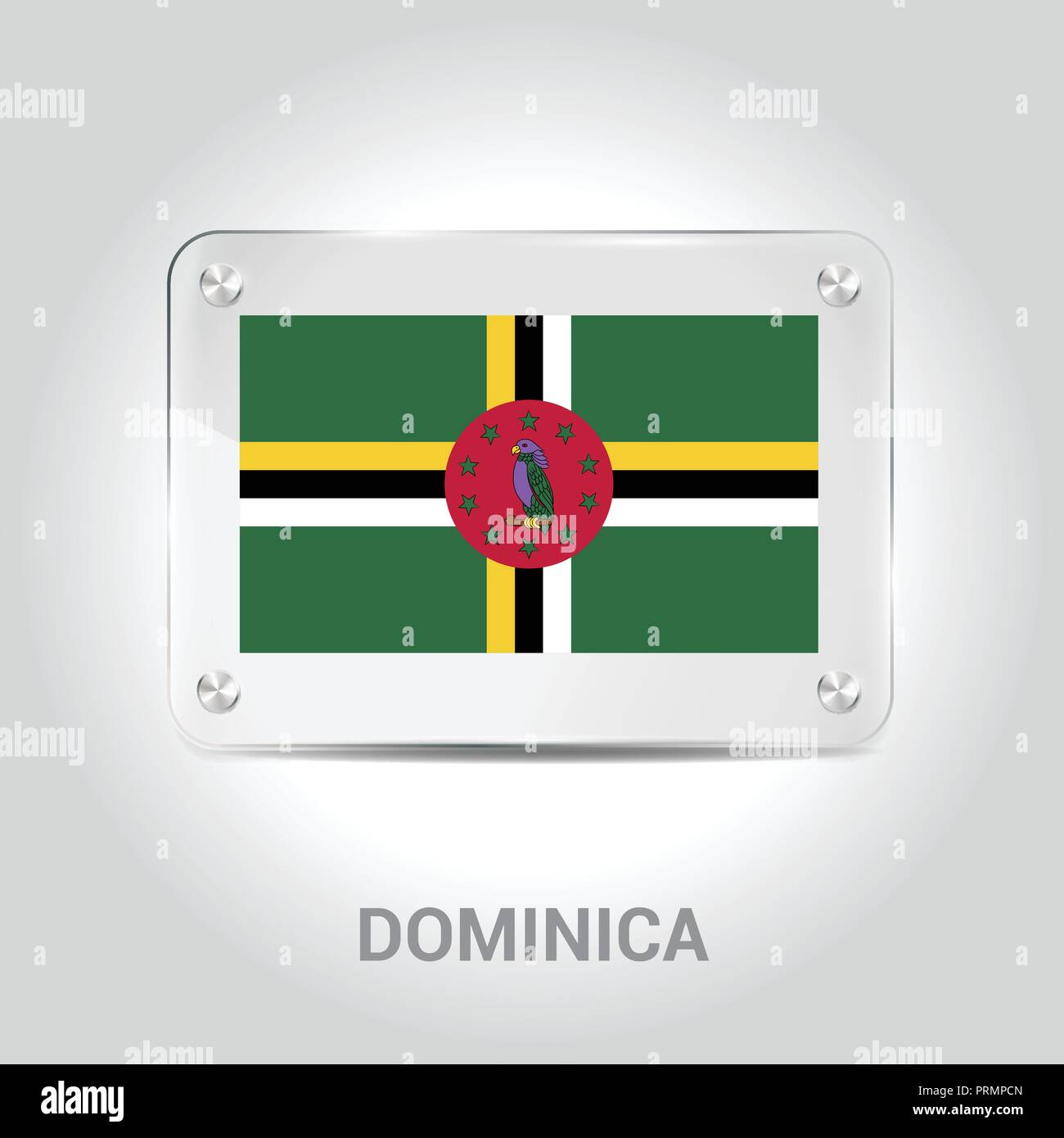 Dominica flag design vector Stock Vector Image & Art - Alamy