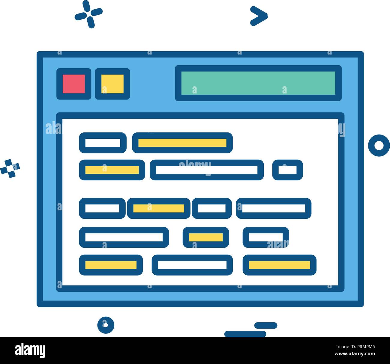 Computer icon design vector Stock Vector Image & Art - Alamy