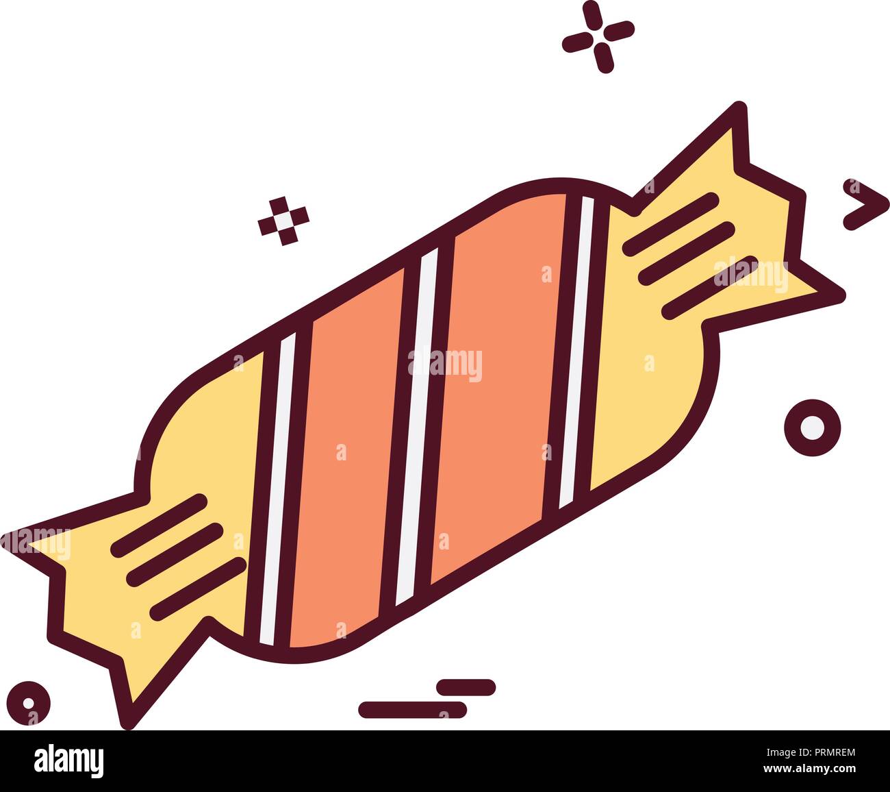 Toffee icon design vector Stock Vector Image & Art - Alamy