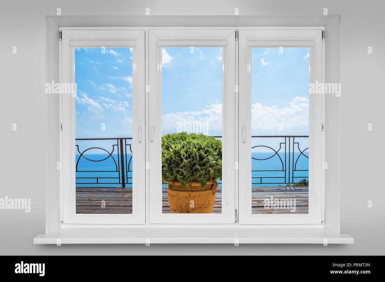 Terrace window glass hi-res stock photography and images - Alamy