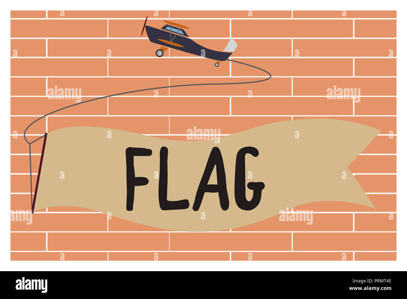 Handwriting text writing Flag. Concept meaning Emblem of a country and ...